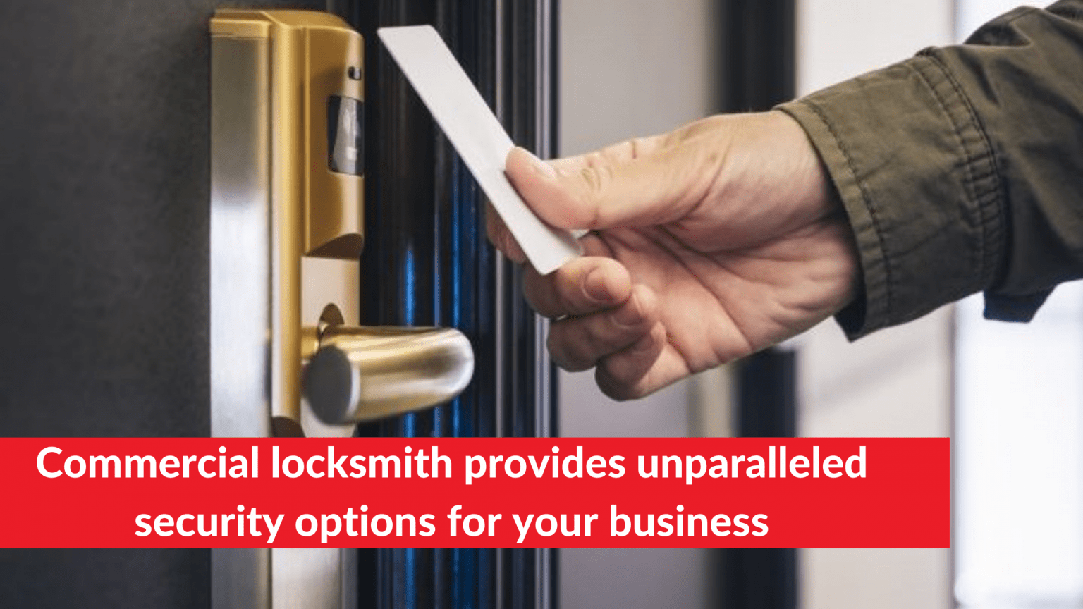 Mr. Lock LLC: Commercial Locksmith Security Solutions